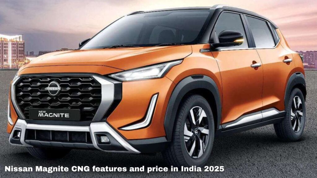 Top 5 features of the new Nissan Magnite CNG in India.